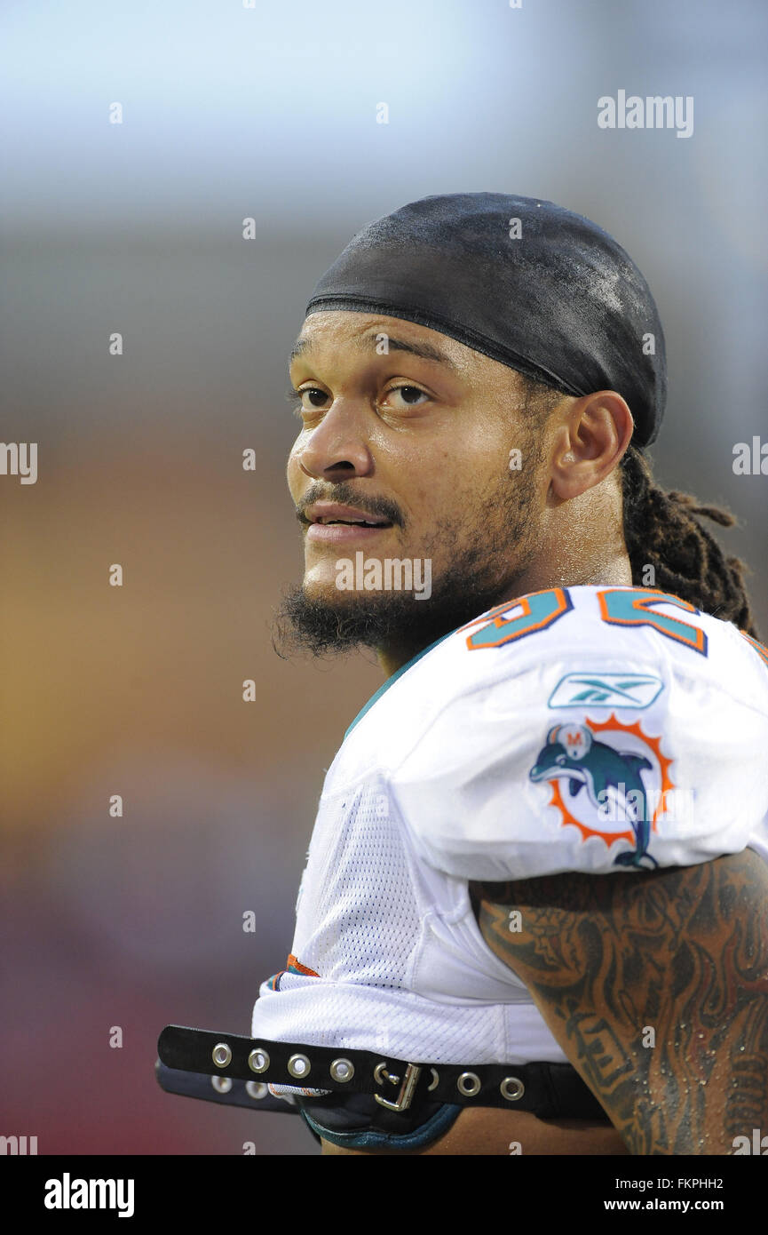 Channing crowder nfl hi-res stock photography and images - Alamy