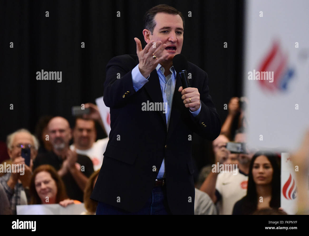 Miami, FL, USA. 9th Mar, 2016. Florida, USA - United States - Ted Cruz ...