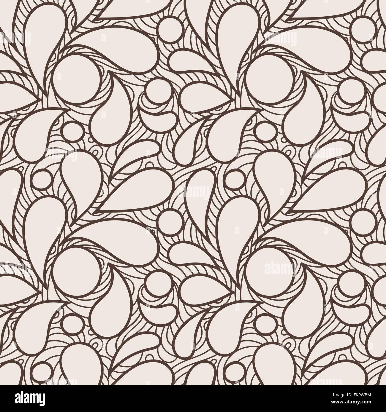 Vector seamless pattern of stylized petals Stock Vector Image & Art - Alamy