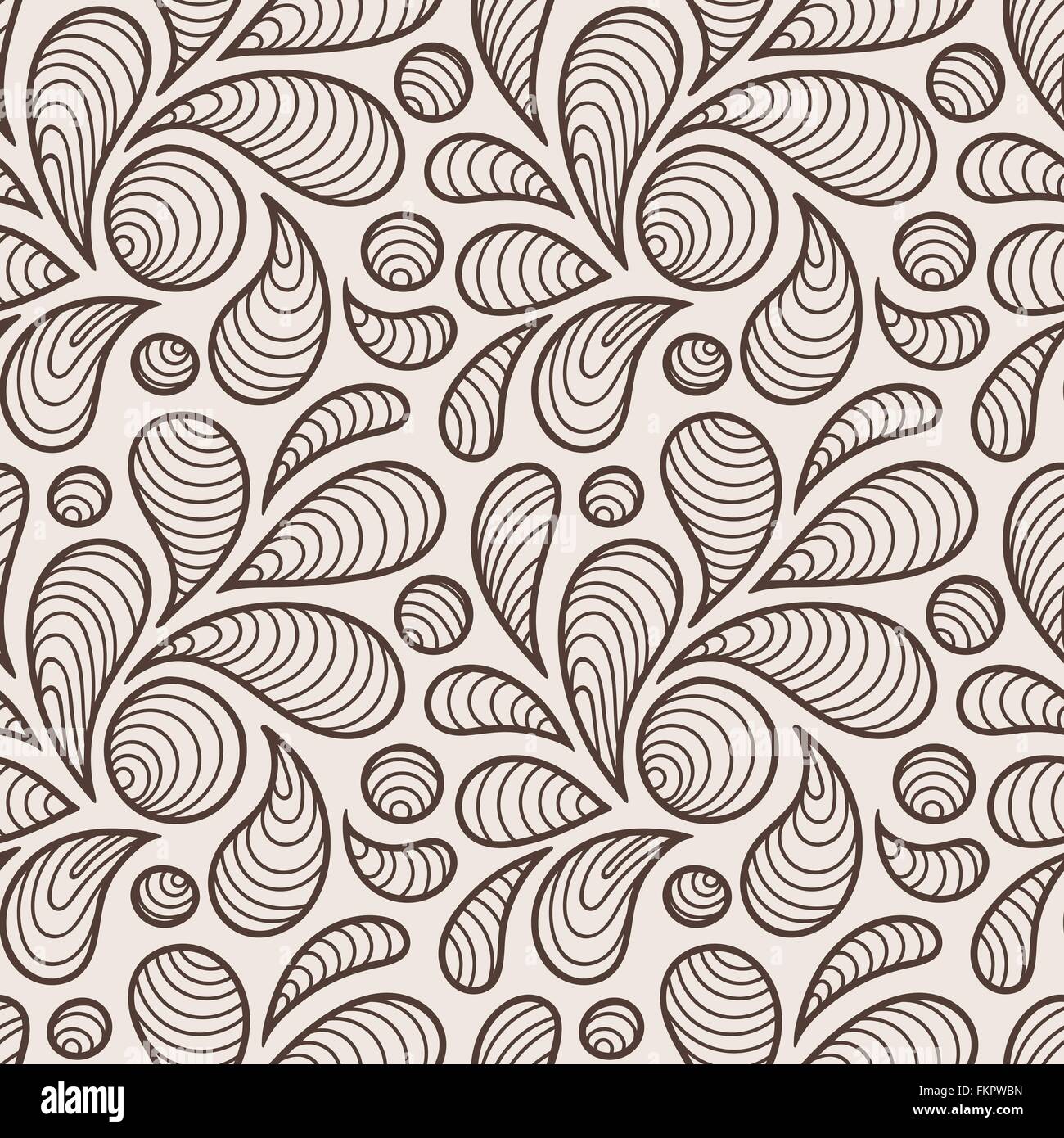 Vector seamless pattern of stylized petals Stock Vector Image & Art - Alamy