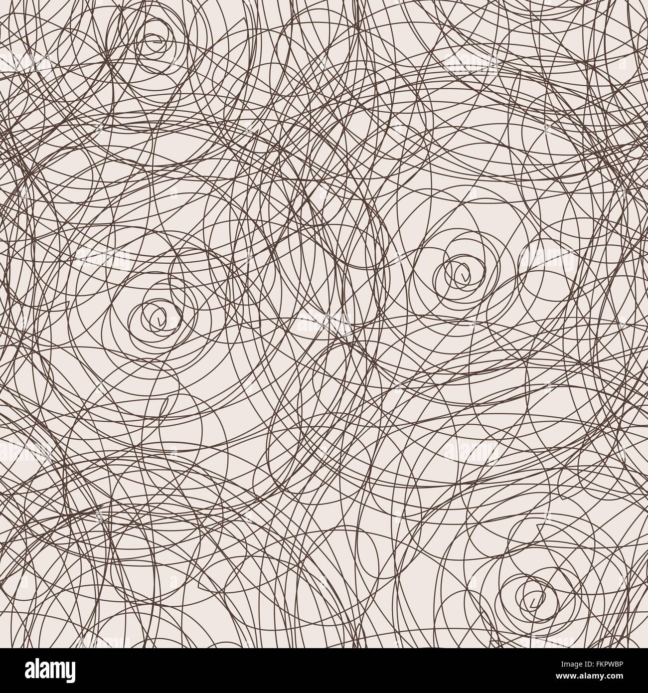 Vector seamless pattern of the curve scrolling lines Stock Vector Image ...