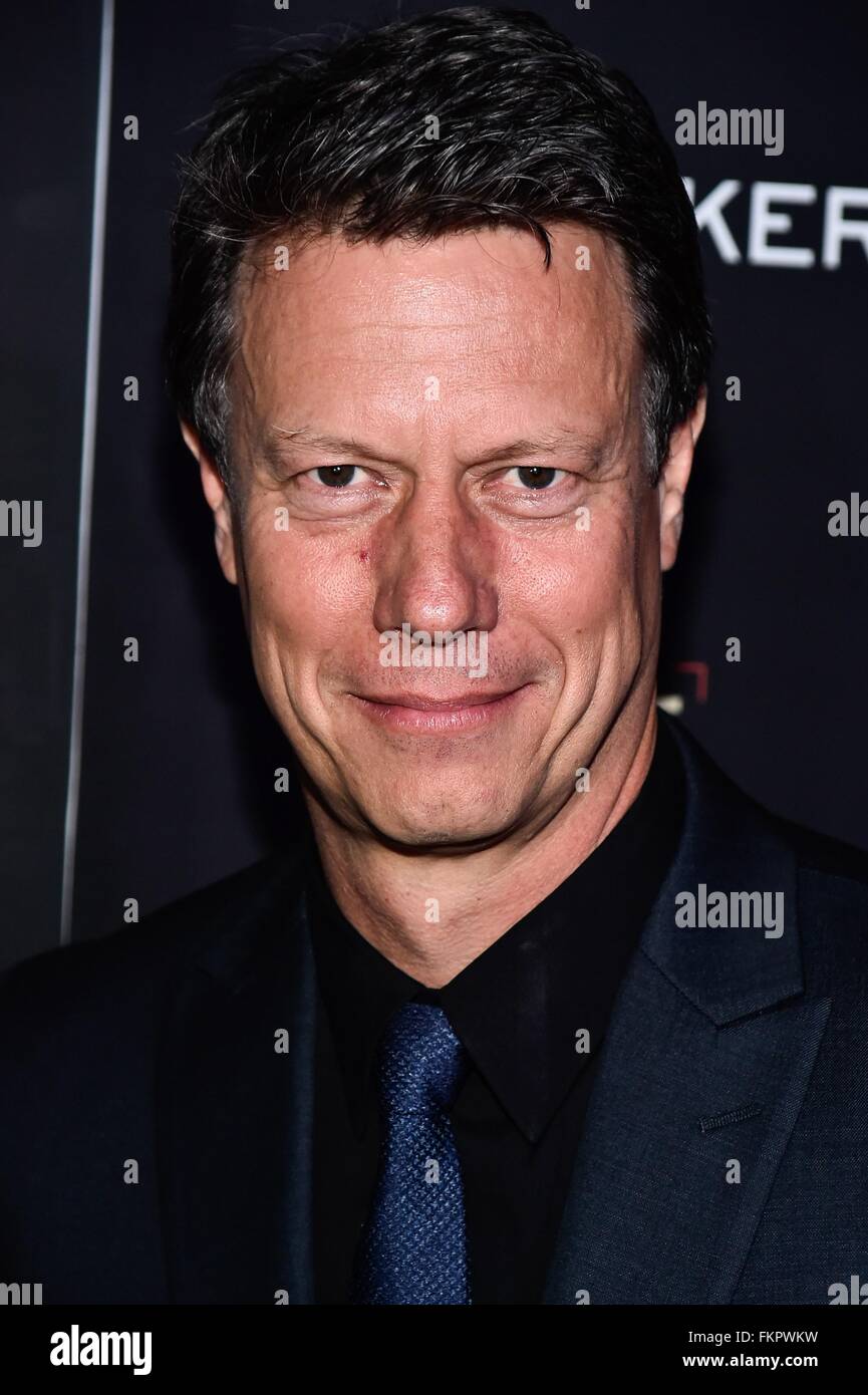 New York, NY, USA. 9th Mar, 2016. Gavin Hood at arrivals for EYE IN THE ...