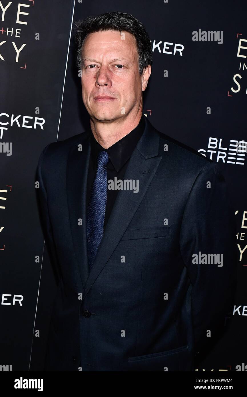 New York, NY, USA. 9th Mar, 2016. Gavin Hood at arrivals for EYE IN THE ...