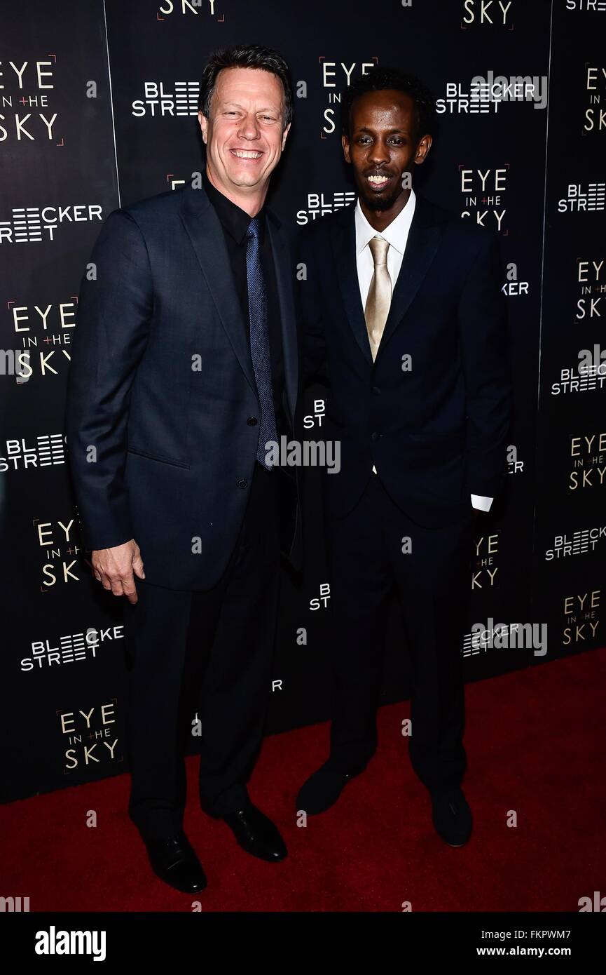 New York, NY, USA. 9th Mar, 2016. Gavin Hood at arrivals for EYE IN THE ...