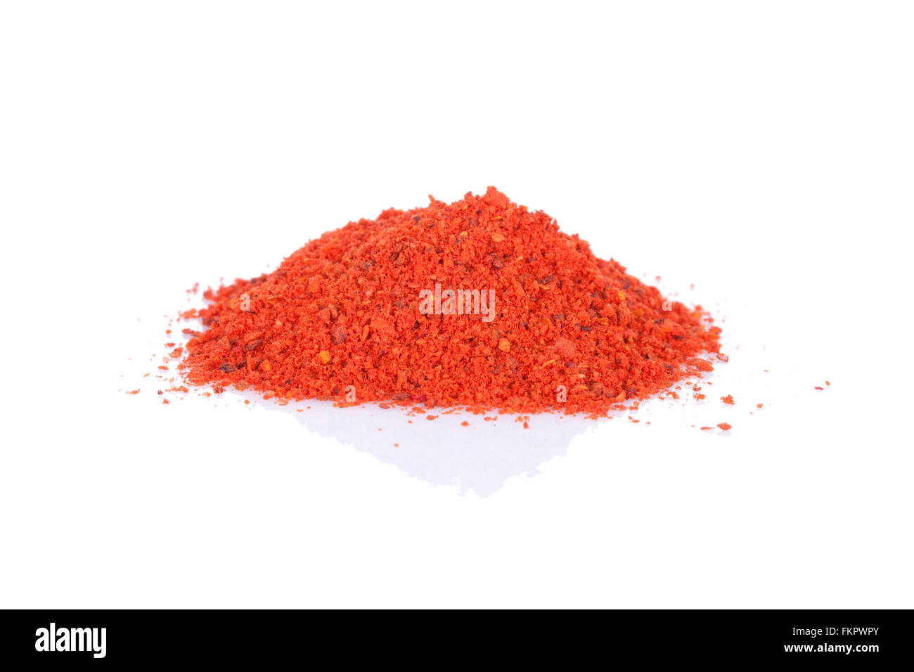 Red paprika. Isolated on white background Stock Photo - Alamy