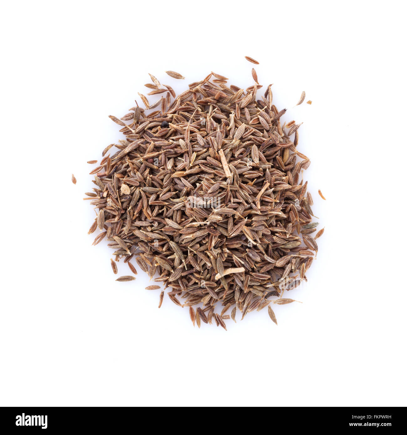 Cumin. Isolated on white background Stock Photo - Alamy