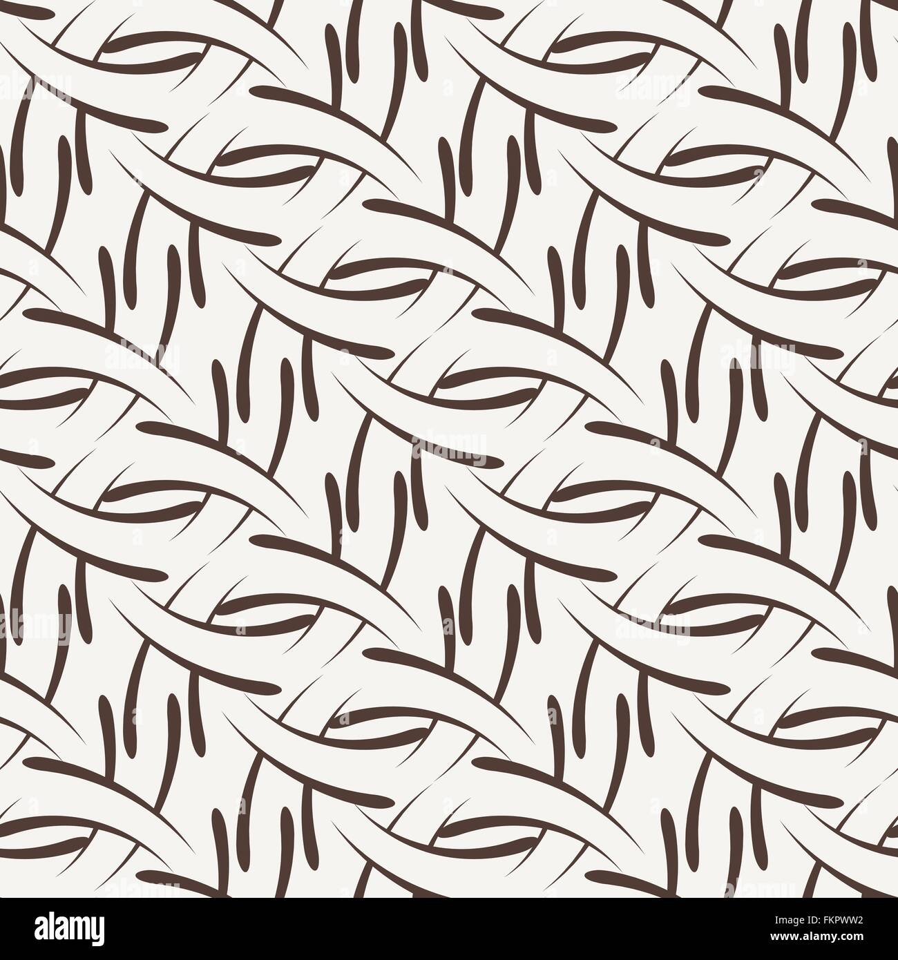 Vector seamless pattern of the elements of curved lines Stock Vector ...