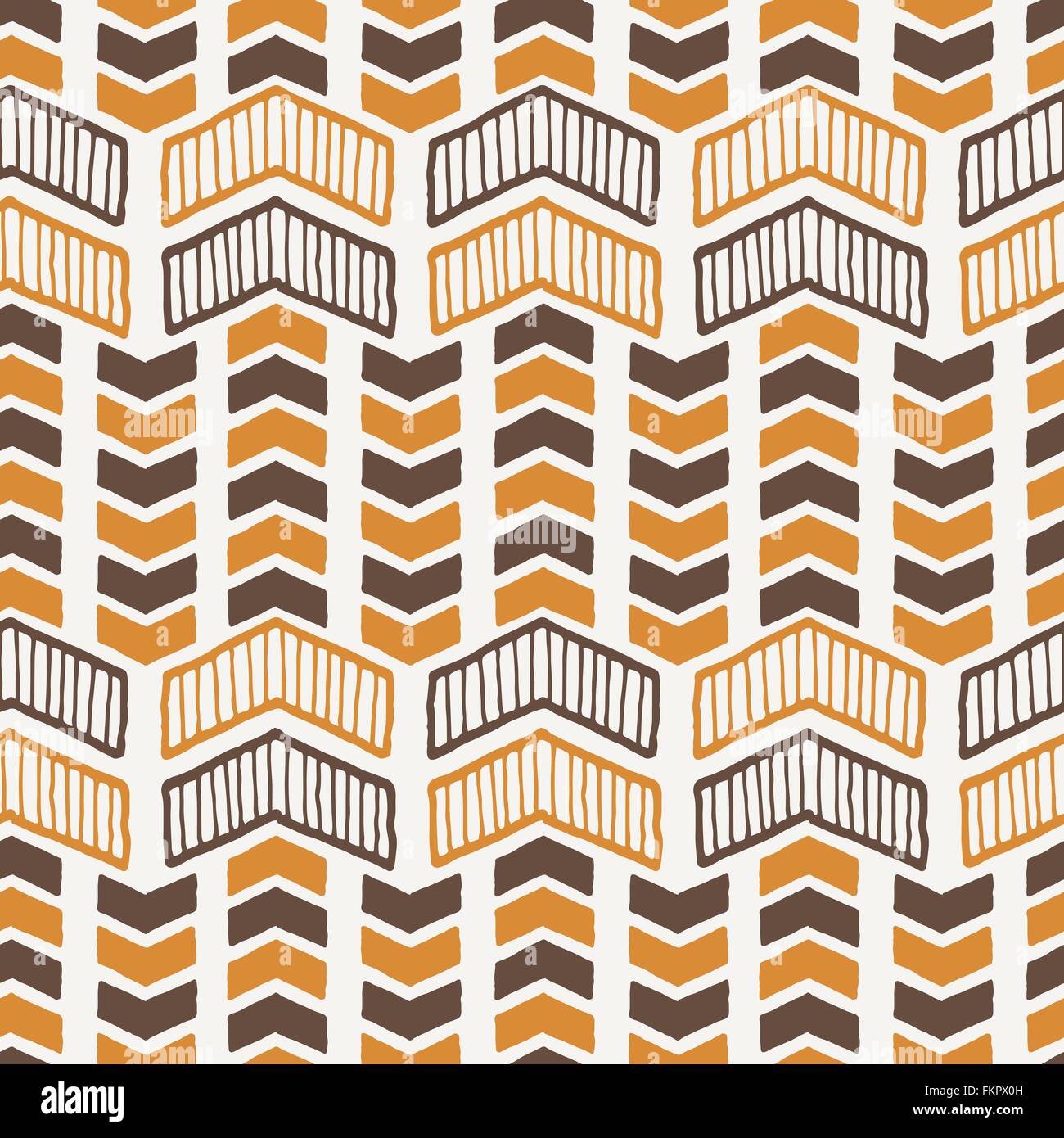 Vector seamless texture of hand-drawn arrows or chevrons Stock Vector ...