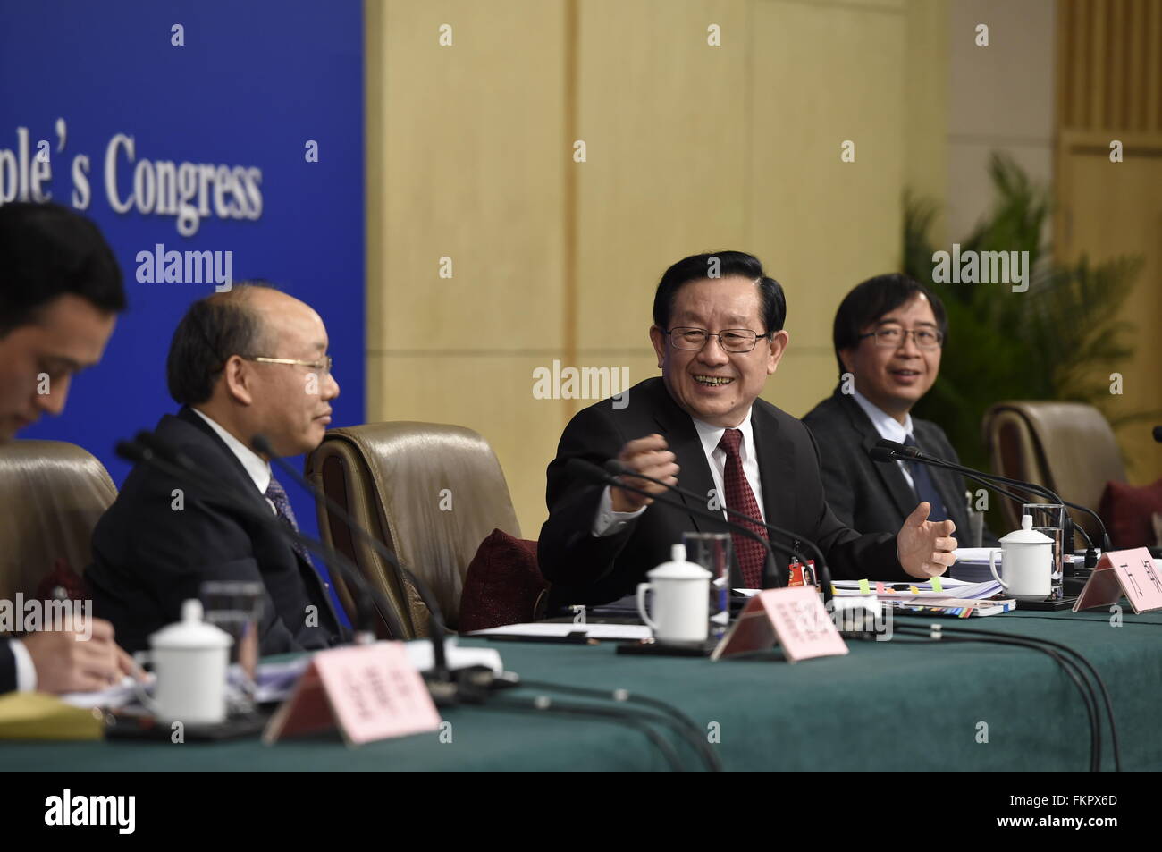 Beijing, China. 10th Mar, 2016. Chinese Minister of Science and ...