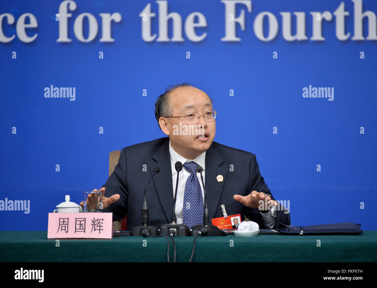 Beijing, China. 10th Mar, 2016. Director General of Department of ...
