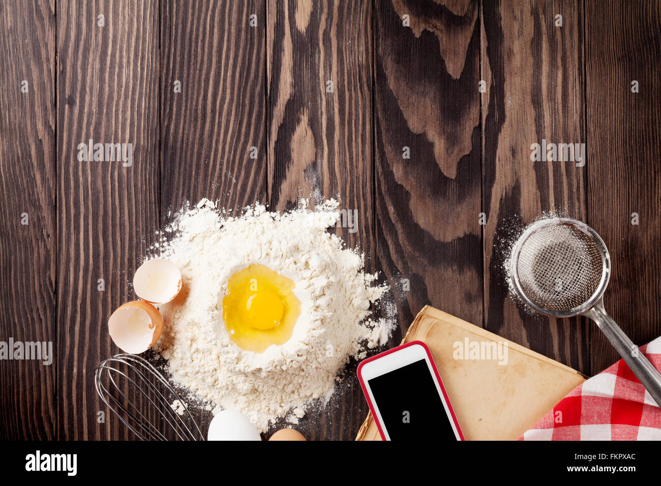 Kitchen table with ingredients hi-res stock photography and images - Alamy