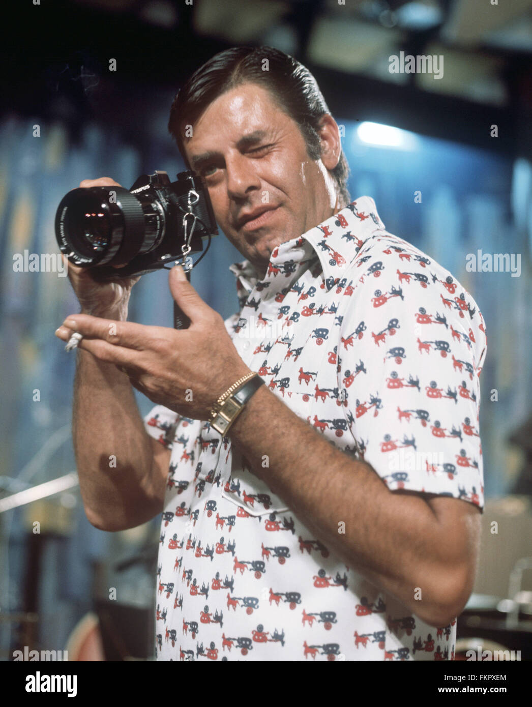 FILE - US-American comic, actor and entertainer Jerry Lewis during ...