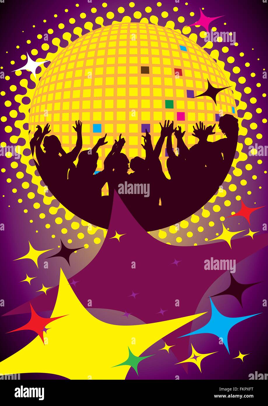 Dance party.Abstract poster Stock Vector Image & Art - Alamy
