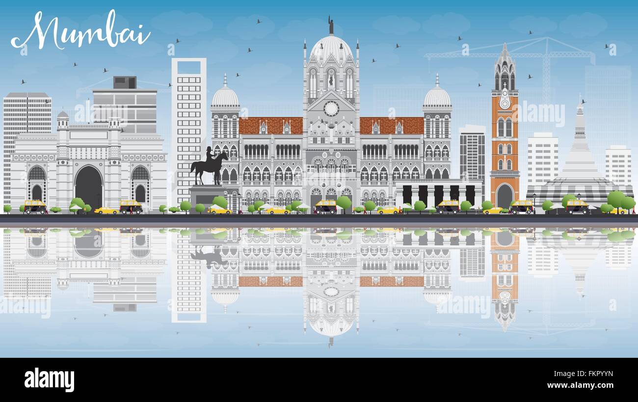 Mumbai skyscraper Stock Vector Images - Alamy