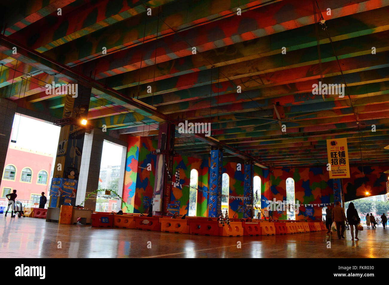 Chong, Chong, CHN. 8th Mar, 2016. A colorful house. © SIPA Asia/ZUMA ...