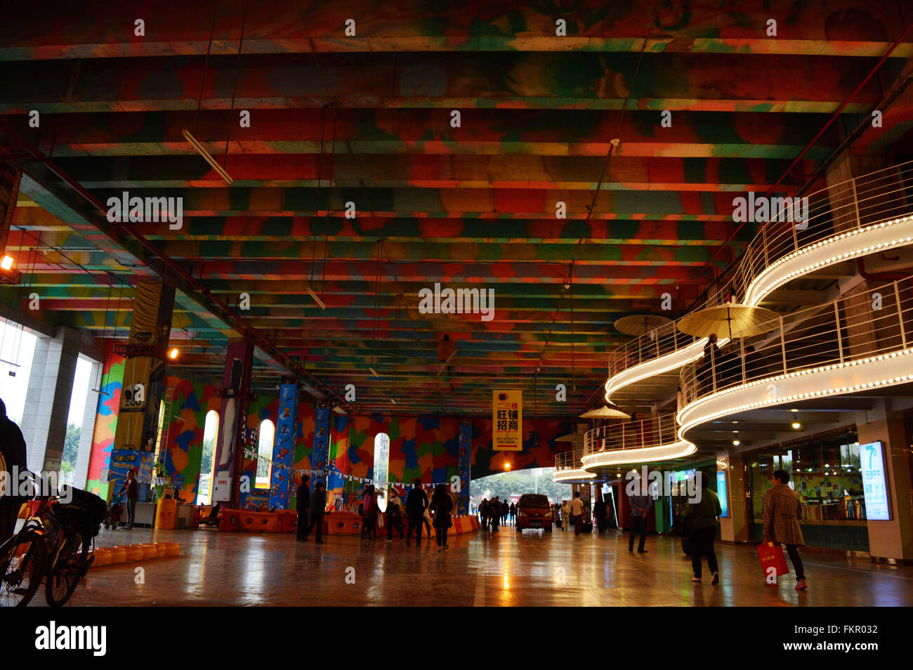 Chong, Chong, CHN. 8th Mar, 2016. A colorful house. © SIPA Asia/ZUMA ...