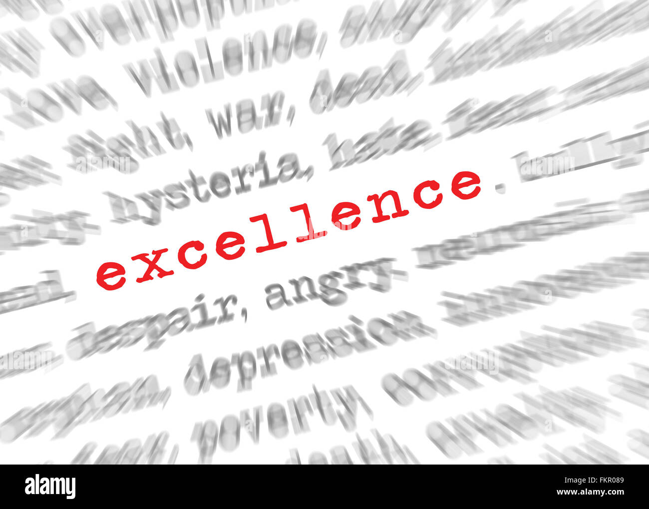 Excellence word hi-res stock photography and images - Alamy