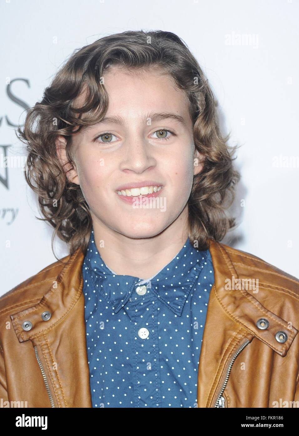 Los Angeles, CA, USA. 9th Mar, 2016. Brandon Spink at arrivals for ...