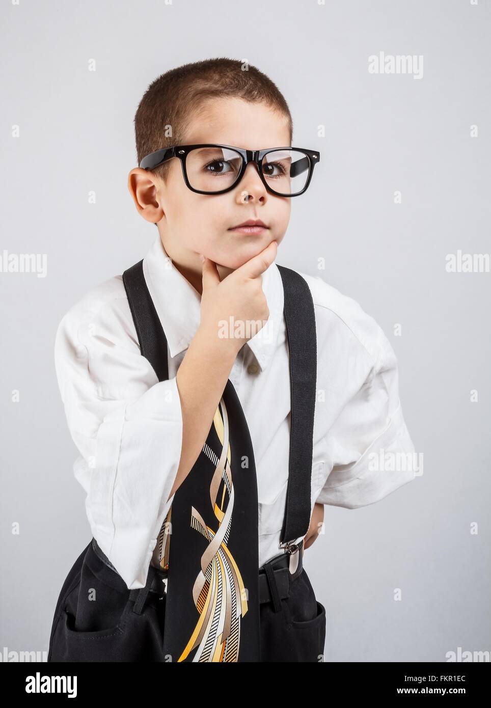 Intelligent student thinking hi-res stock photography and images - Alamy