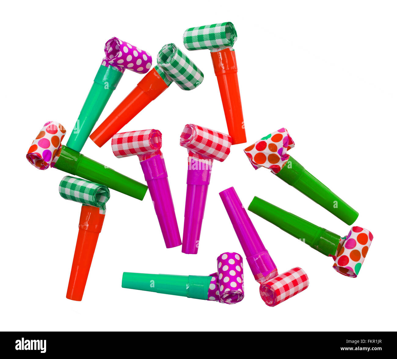 Air whistles isolated on a white background Stock Photo - Alamy