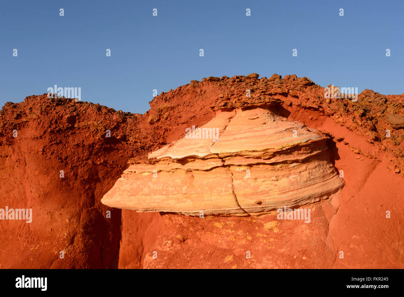 Detail of Red Pindan Rock Formation, Reddell Beach, Gantheaume Point ...