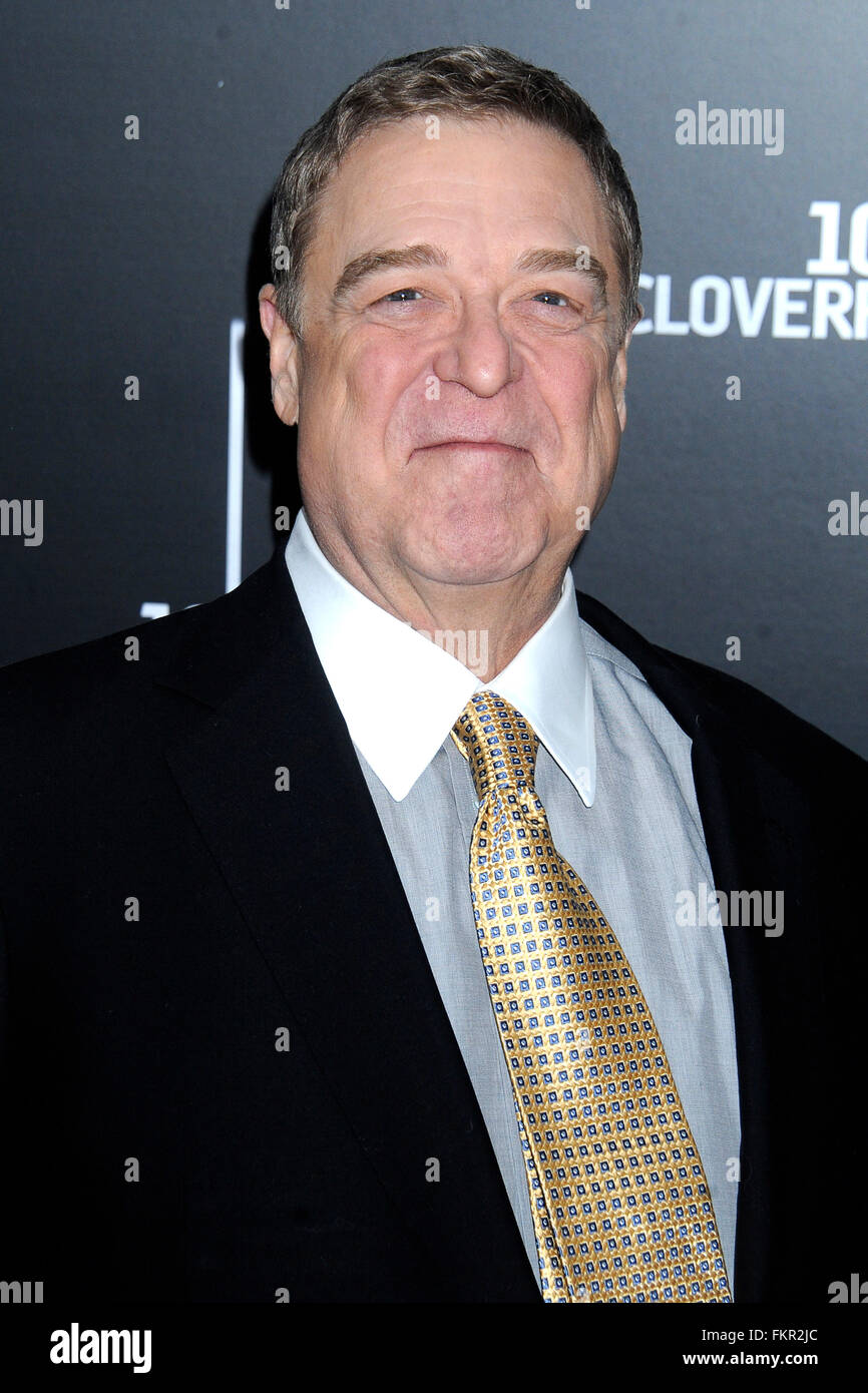 New York, USA. 08th Mar, 2016. John Goodman at the Premiere of the ...