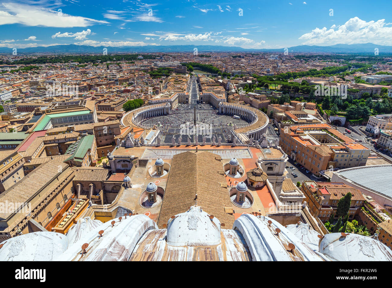 Vatican city aerial view basilica hi-res stock photography and images - Alamy
