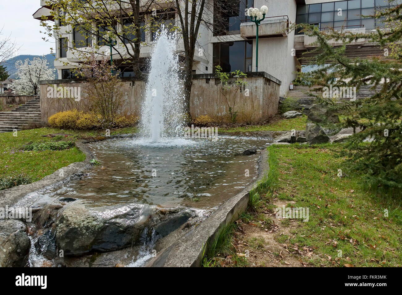 Fountainin like natural spring in the Pravets town, Bulgaria Stock ...
