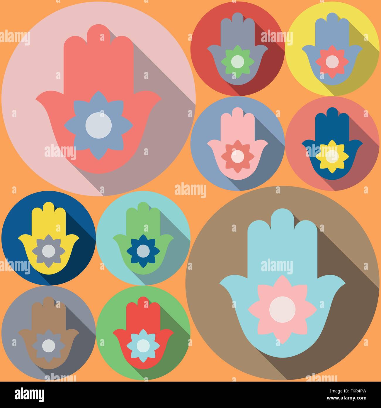 Khamsa Stock Vector Images - Alamy