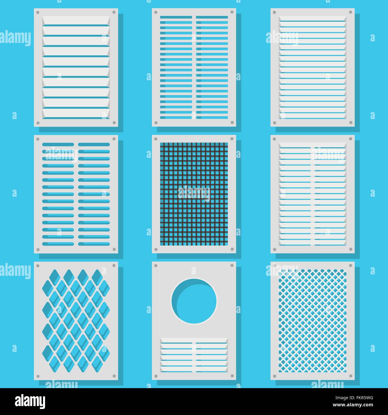 House shutters isolated Stock Vector Images - Alamy