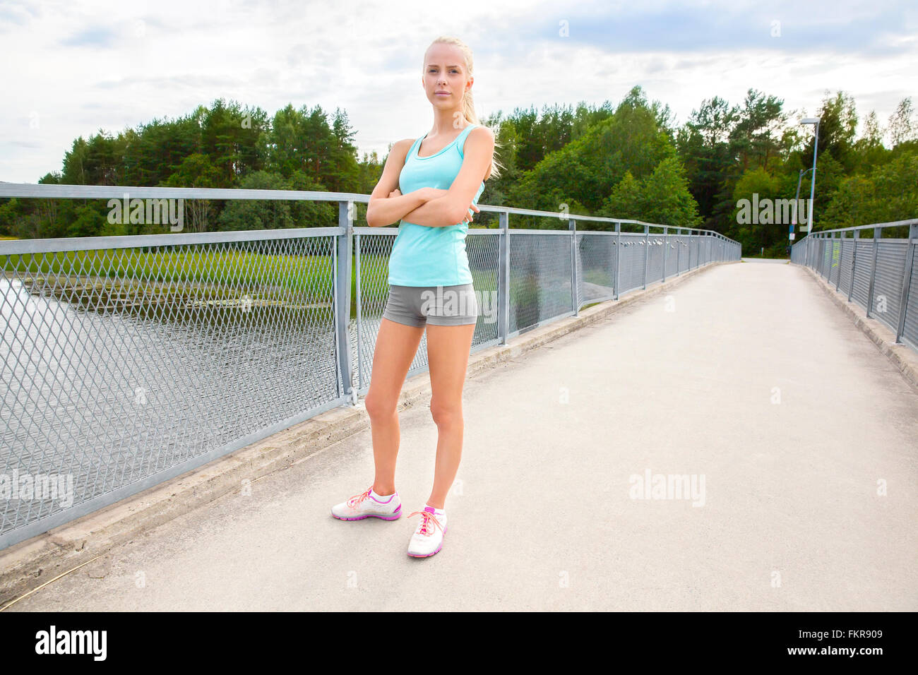 Runner female teen hi-res stock photography and images - Alamy