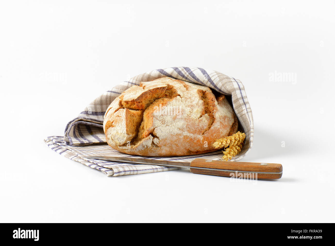 Loaf of bread wrapped hi-res stock photography and images - Alamy