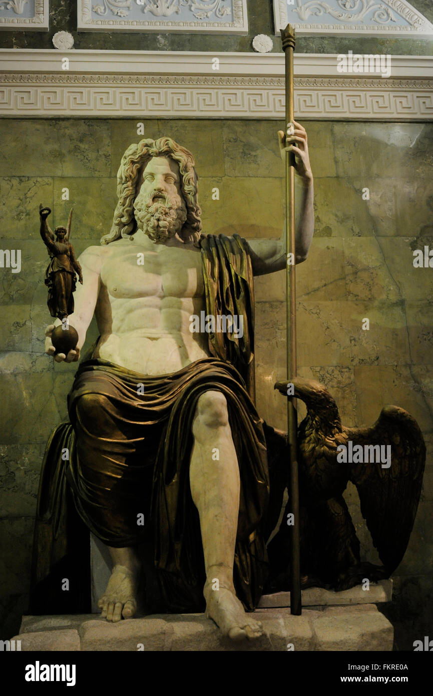 Roman God Jupiter Statue