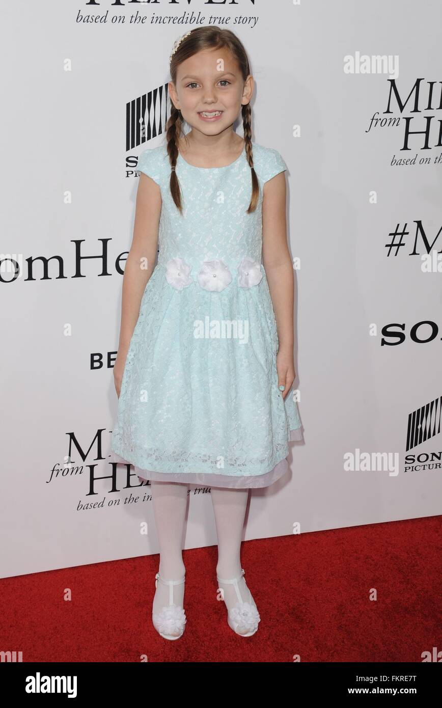 Los Angeles, CA, USA. 9th Mar, 2016. Courtney Fansler at arrivals for ...