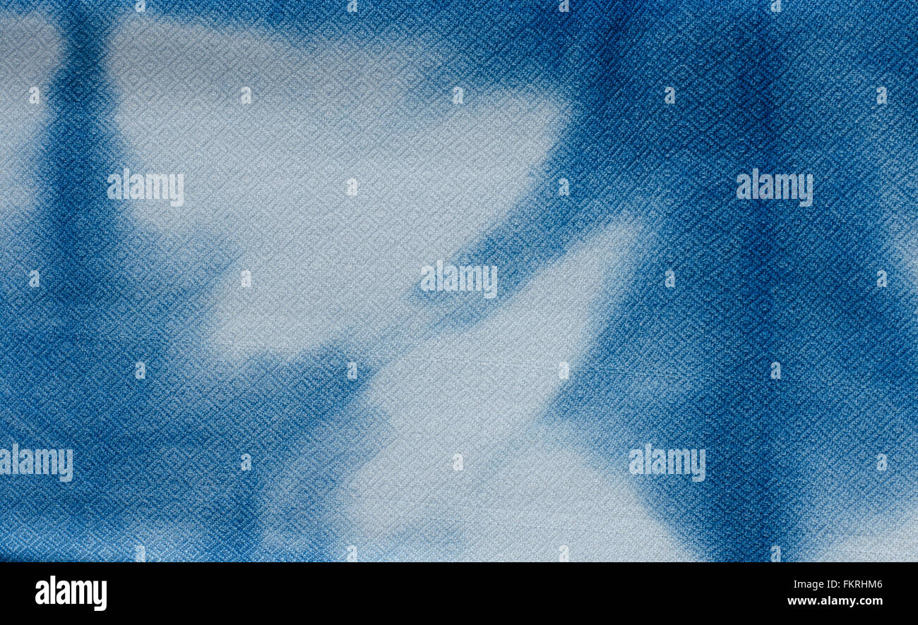 The fabric is indigo dye background,Local fabric in Thailand Stock ...
