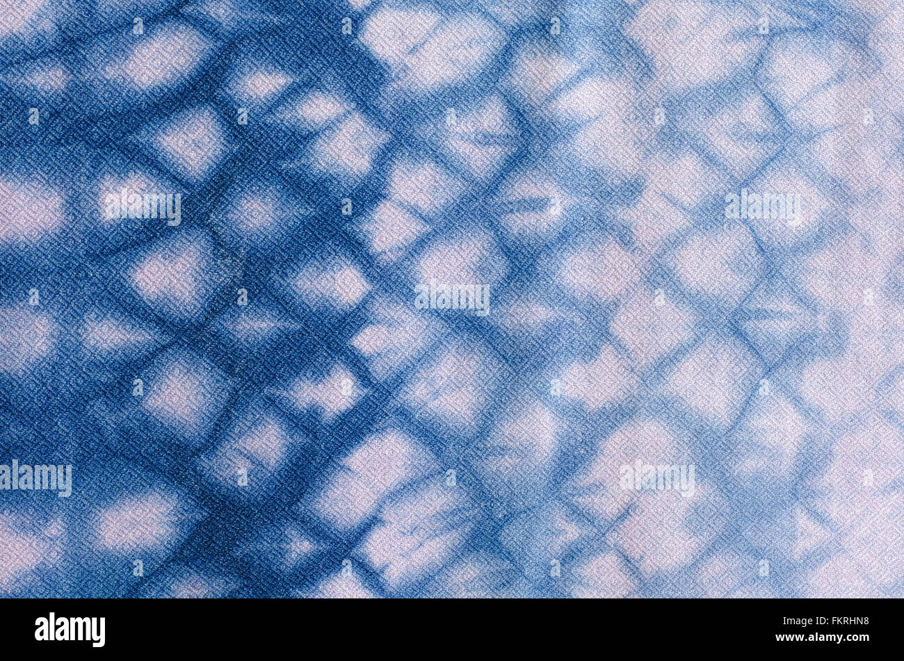 The fabric is indigo dye background,Local fabric in Thailand Stock ...
