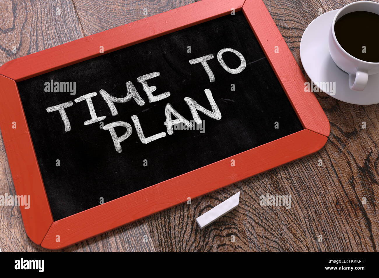 Time to Plan Concept Hand Drawn on Chalkboard Stock Photo - Alamy