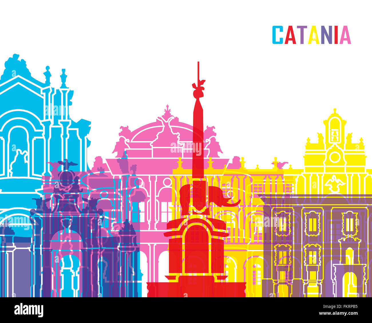 Catania vector hi-res stock photography and images - Alamy