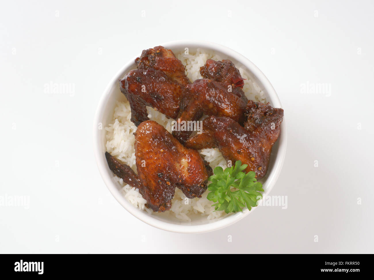 Chicken wings rice hi-res stock photography and images - Alamy