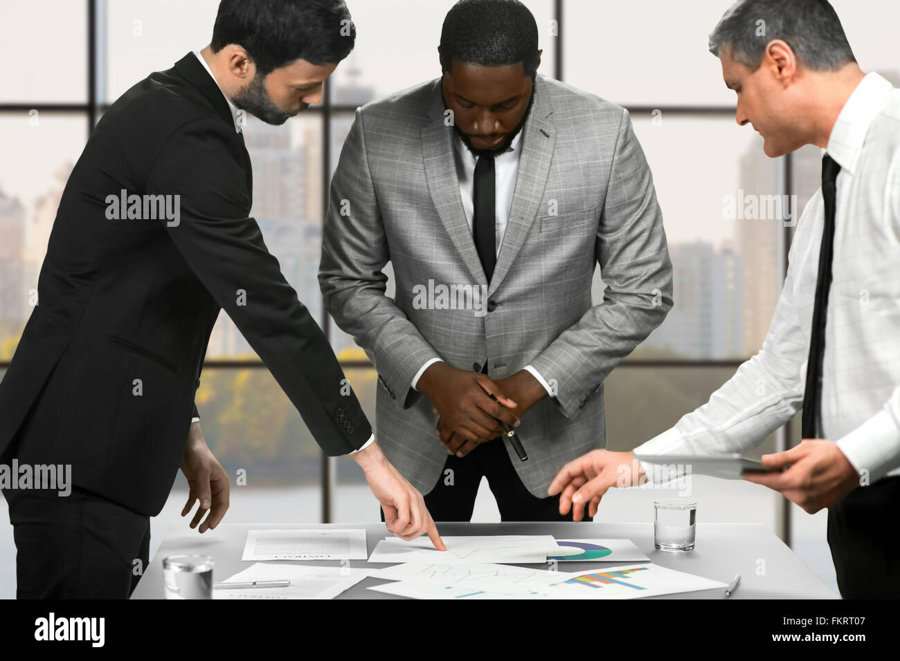 Team of managers at daytime Stock Photo - Alamy