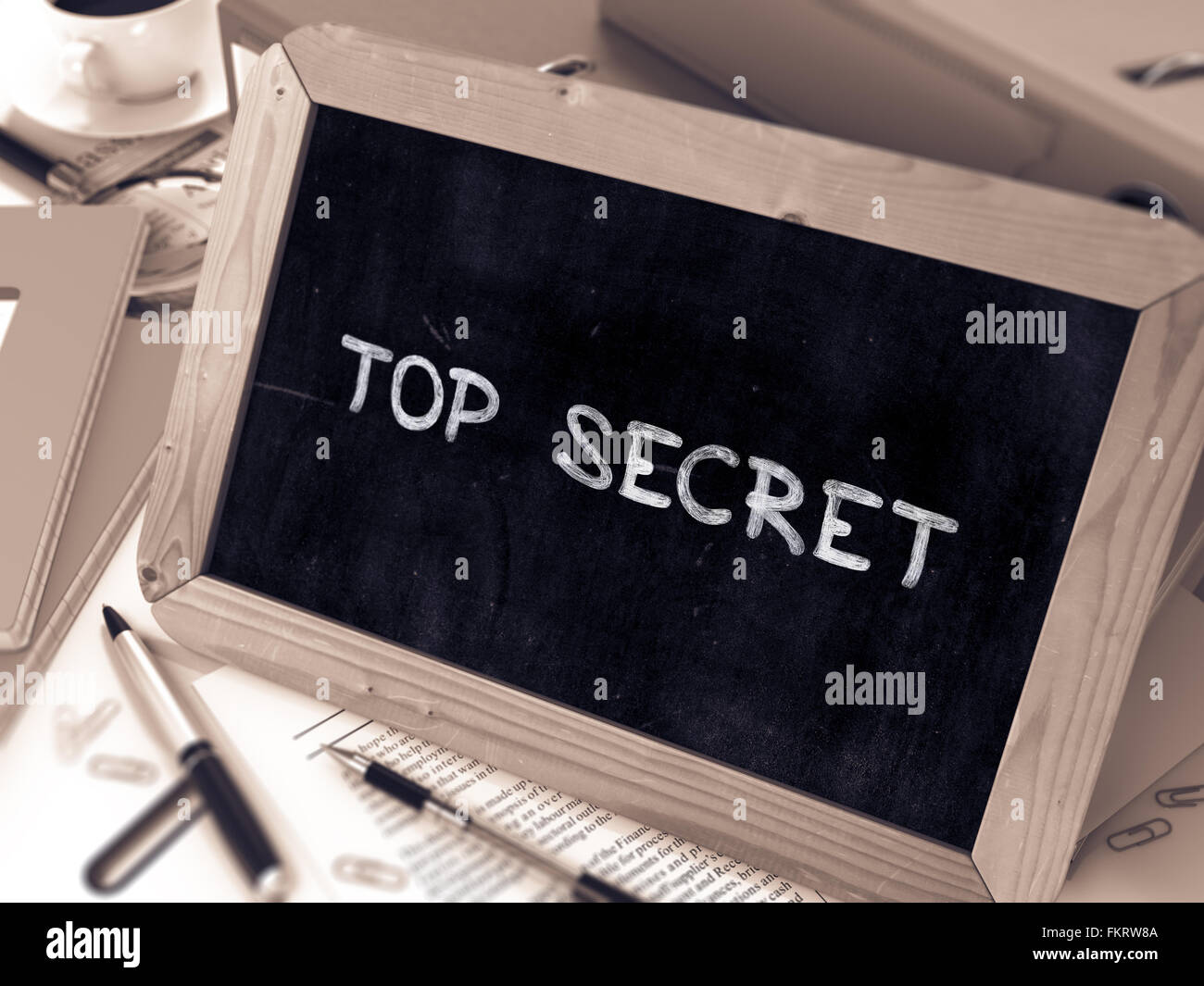 Top Secret Concept Hand Drawn on Chalkboard Stock Photo - Alamy