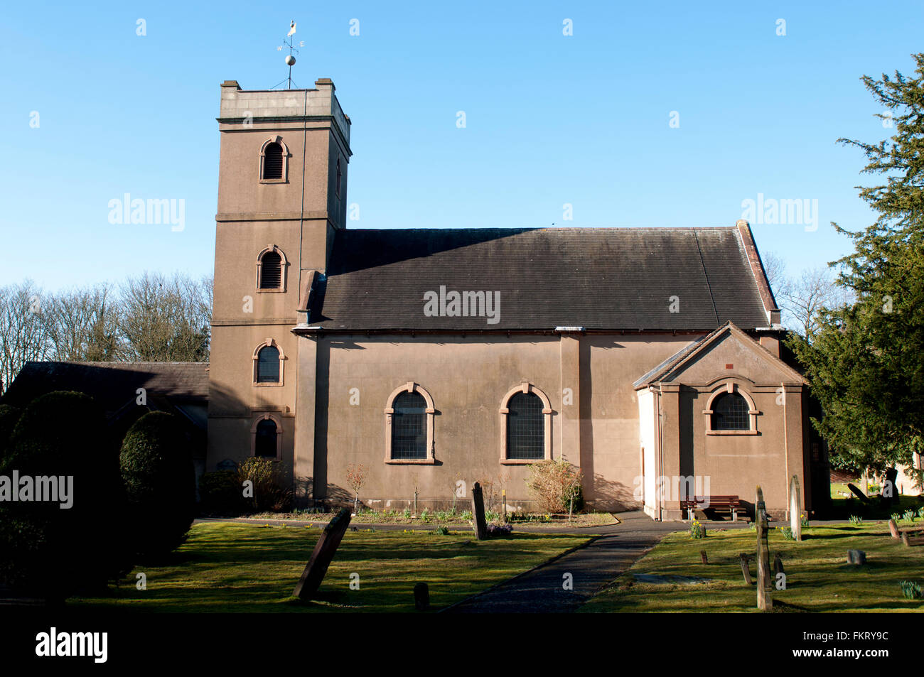 St Michael`s and All Angels Church, Himley, Staffordshire, England, UK ...