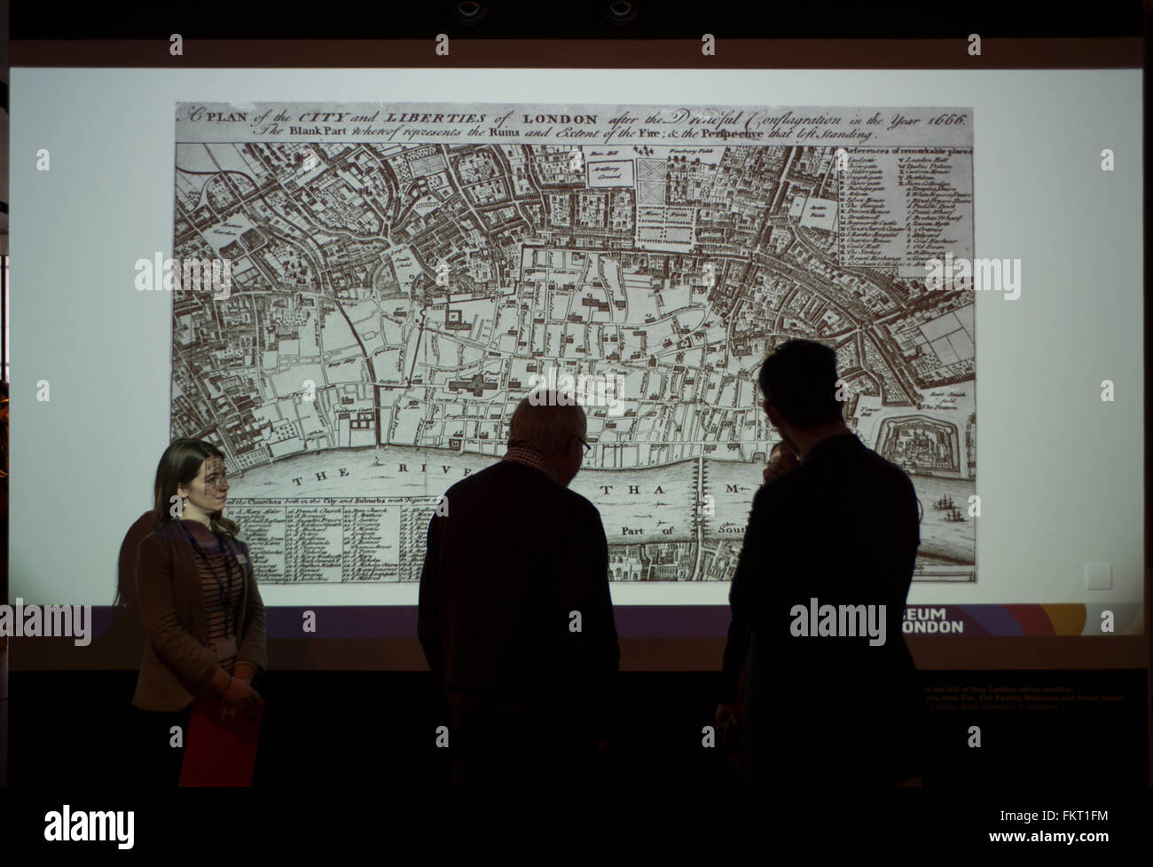 Great fire london map hi-res stock photography and images - Alamy