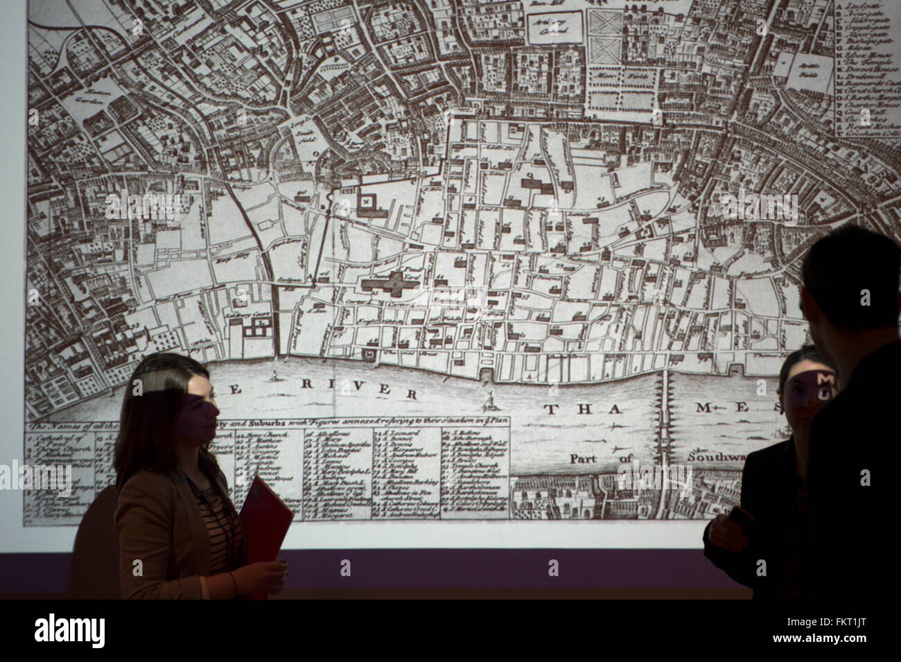 Great fire of london damage map hi-res stock photography and images - Alamy