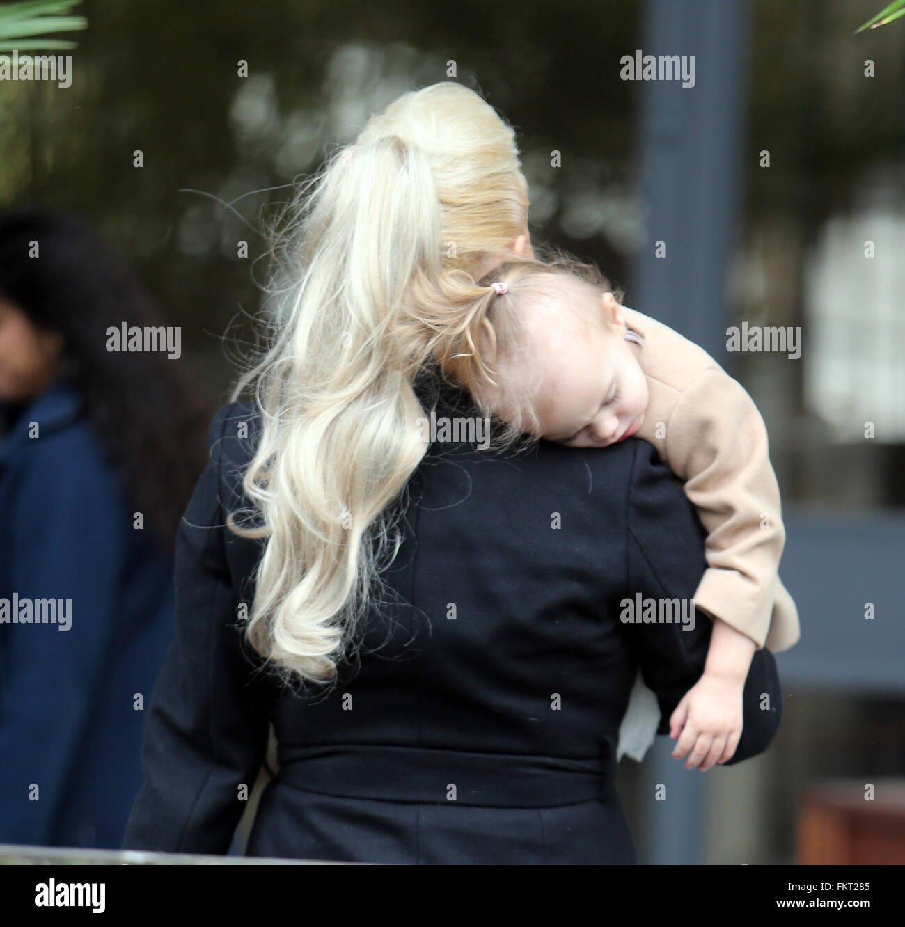 Kerry Katona and her daughter Dylan-Jorge outside ITV Studios Featuring ...