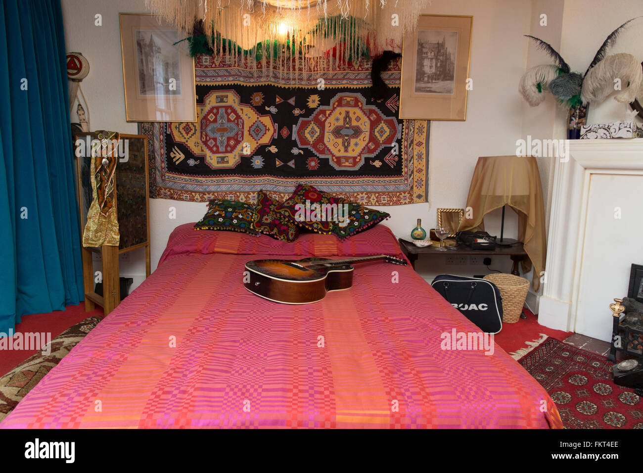 Jimi Hendrix's bedroom as it was when he lived there in 1968-68, now a ...