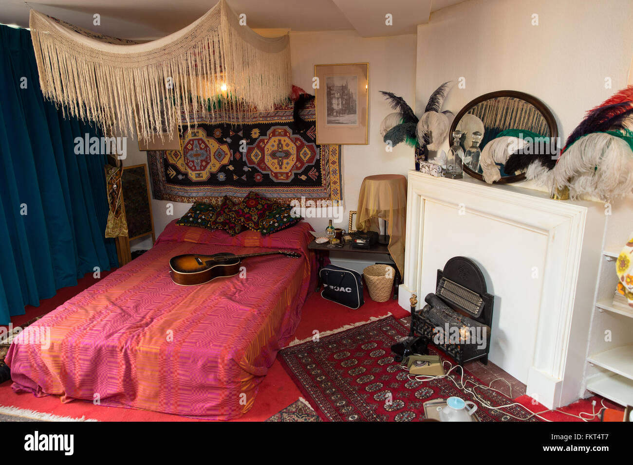 Jimi Hendrix's bedroom as it was when he lived there in 1968-68, now a ...