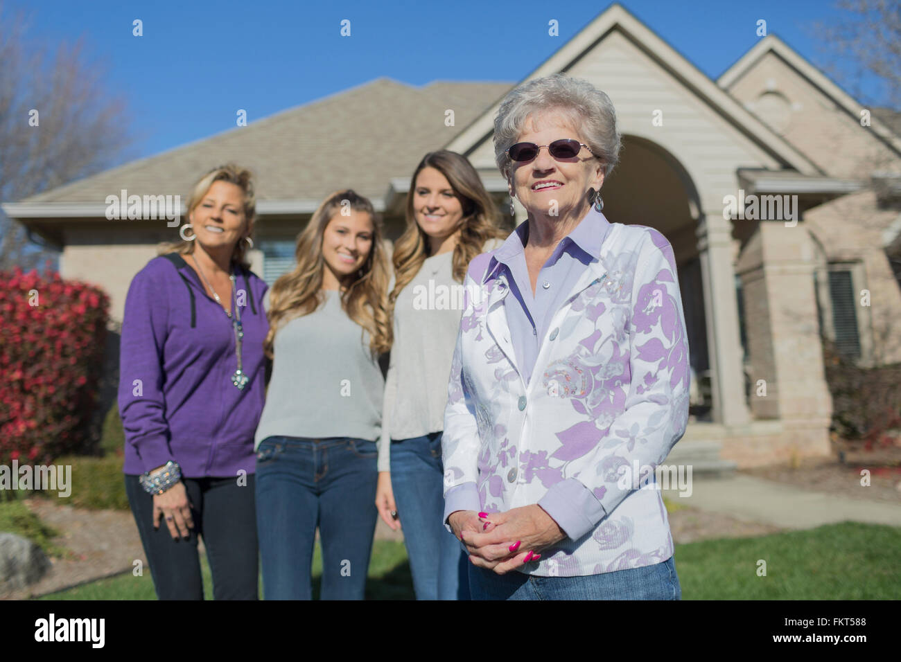 Multi generation family teenage child hi-res stock photography and ...