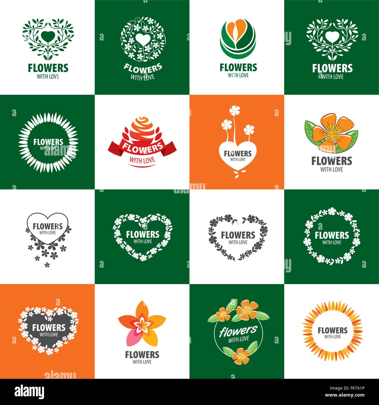 flower vector logo Stock Vector Image & Art - Alamy