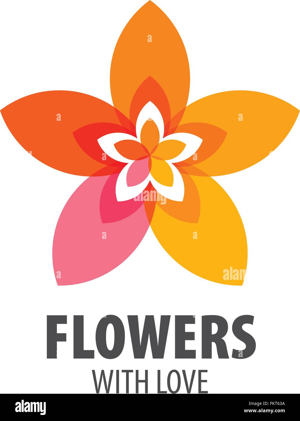 flower vector logo Stock Vector Image & Art - Alamy